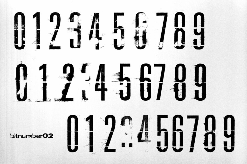 Bitnumber - OpenType SVG Font – MasterBundles