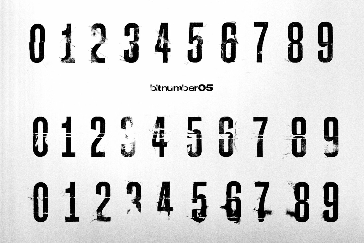 Bitnumber - OpenType SVG Font – MasterBundles