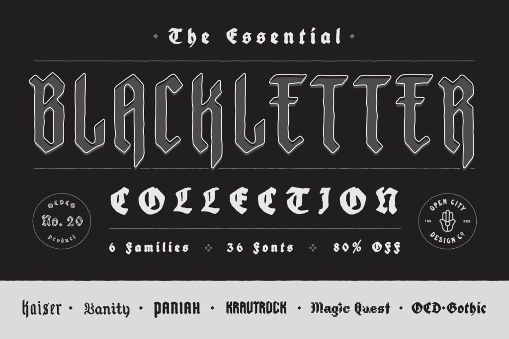 The Essential Blackletter Collection – MasterBundles