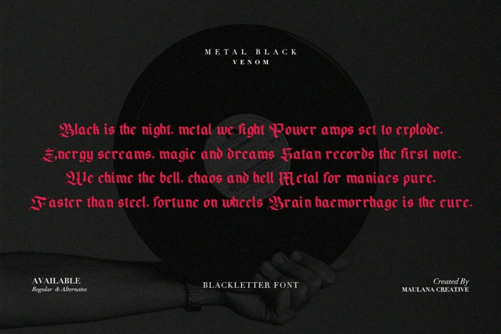 Blackey Blackletter Font – MasterBundles