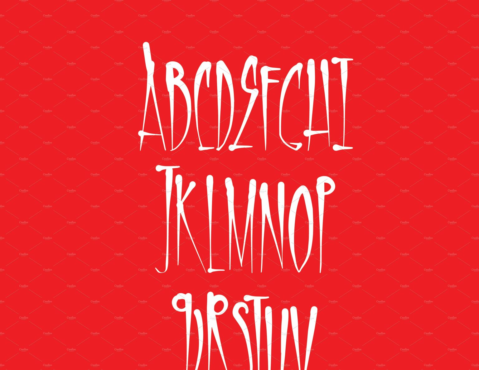 BLACKLETTER SLIM CAPS – MasterBundles