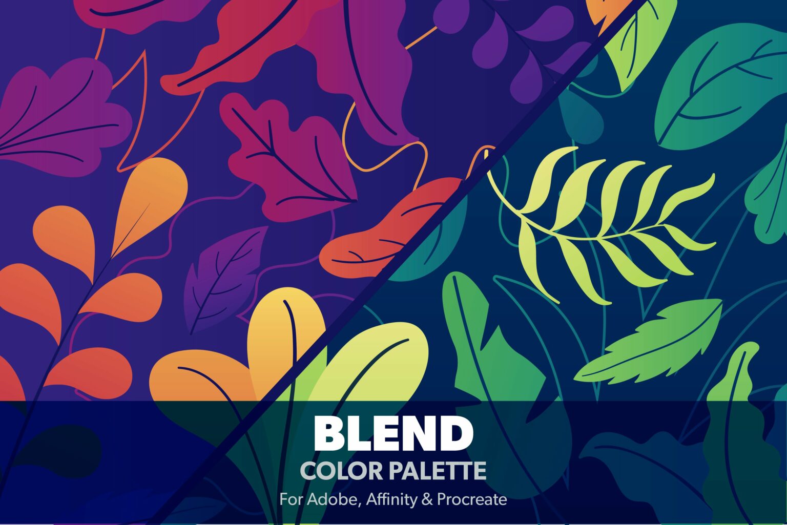 Blend color palette for AI, AF, Pr – MasterBundles