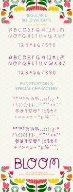 Bloom | A Playful Hand-Drawn Font – MasterBundles