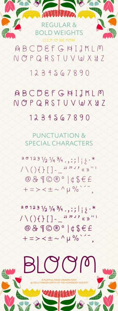 Bloom | A Playful Hand-Drawn Font – MasterBundles