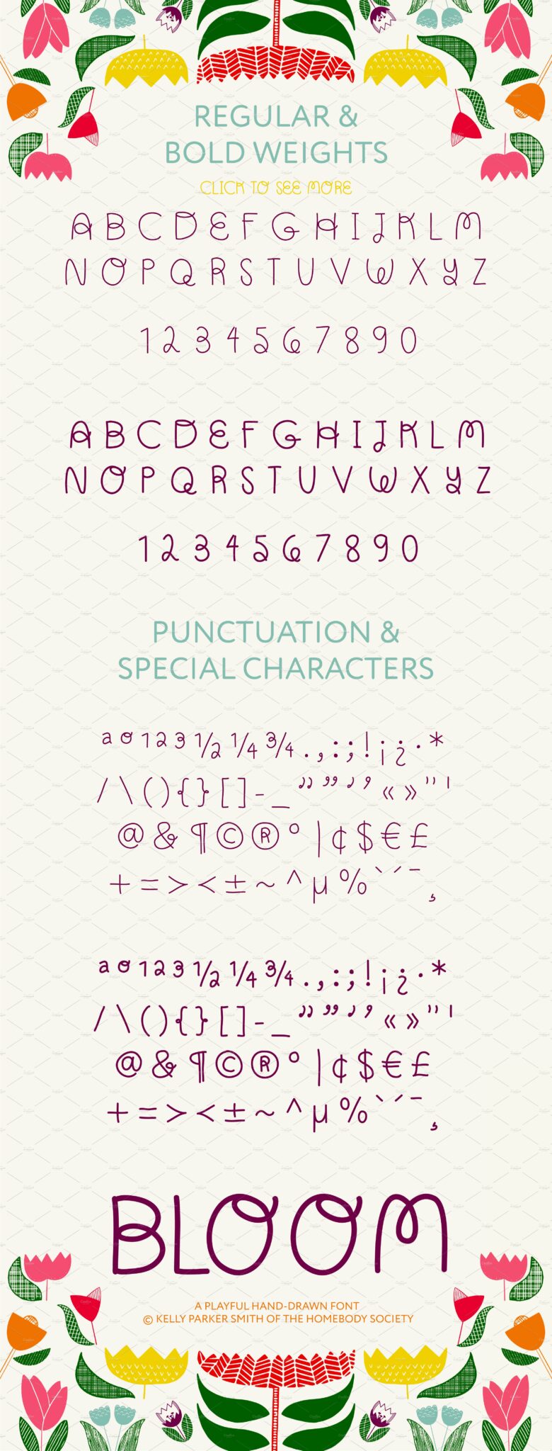 Bloom | A Playful Hand-Drawn Font – MasterBundles