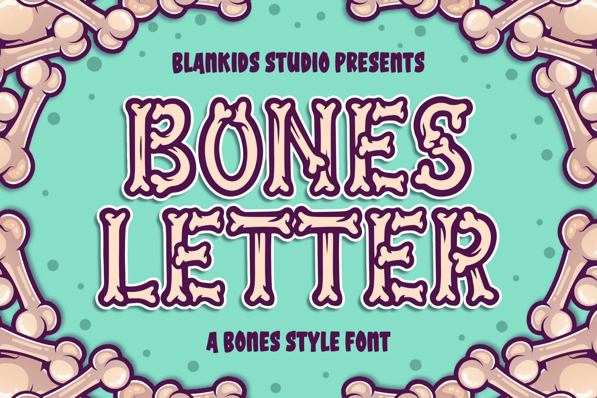 Bones Letter a Bones Style Font – MasterBundles