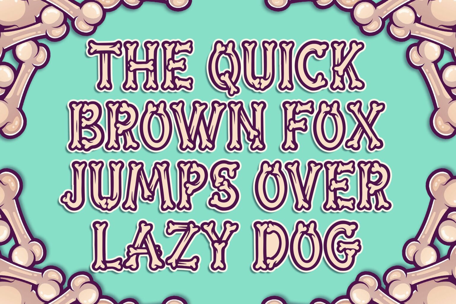 Bones Letter a Bones Style Font – MasterBundles