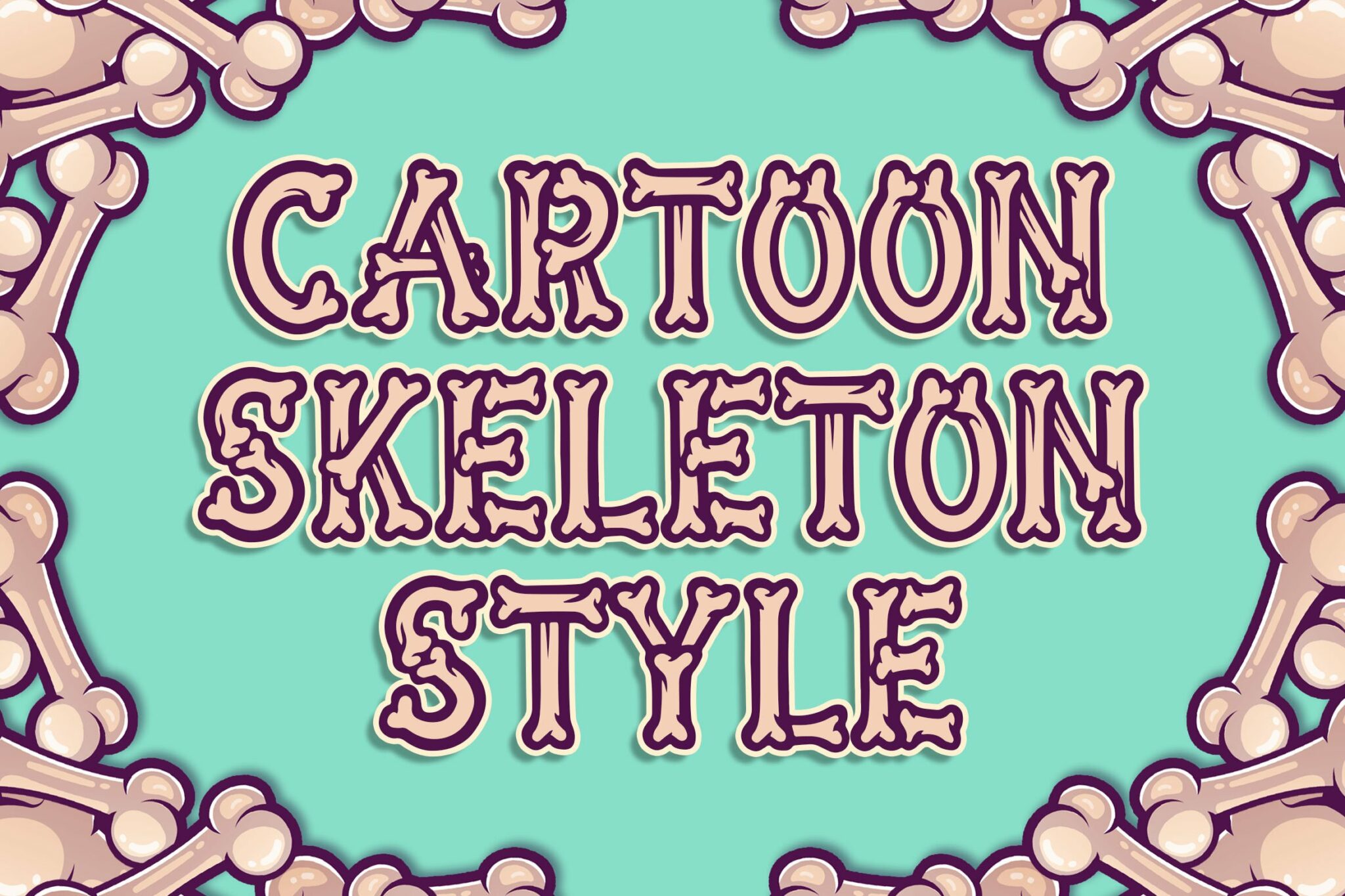 Bones Letter a Bones Style Font – MasterBundles