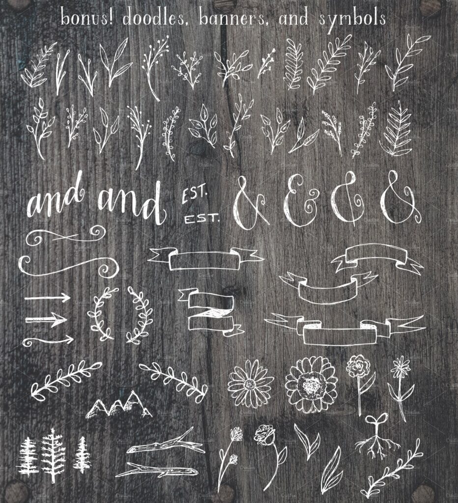 Oatmeal Raisin Font Duo + Graphics – MasterBundles