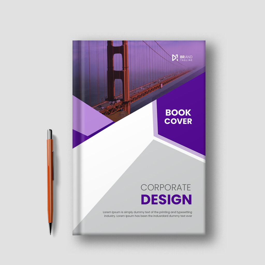 Corporate Book Cover Design Template - MasterBundles