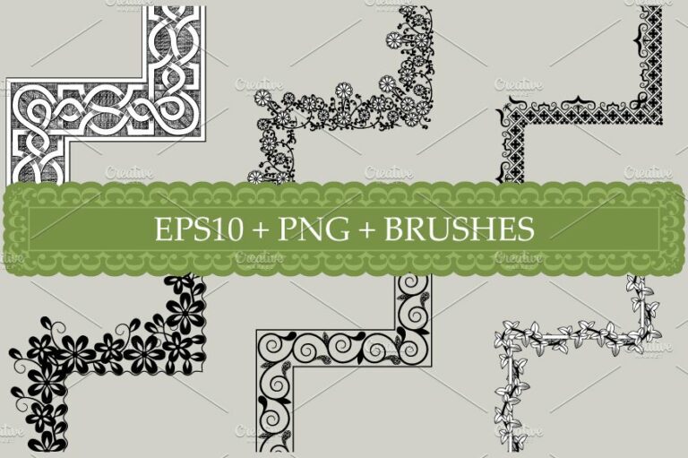 Vintage Border Patterns – MasterBundles