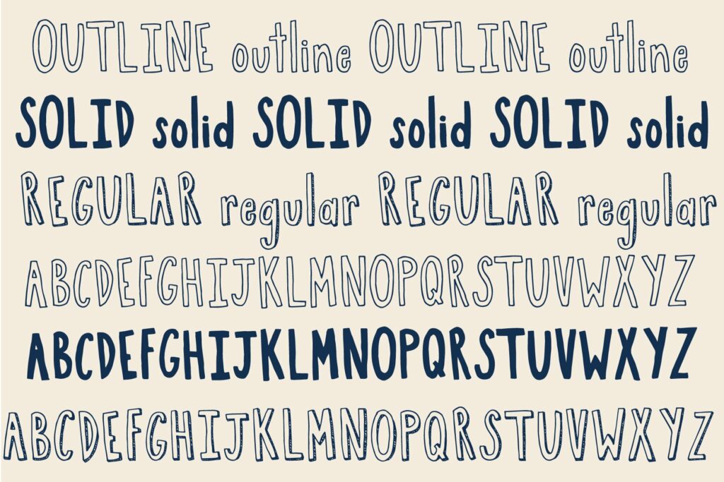 Whimsical Handwritten Font Bundle – MasterBundles