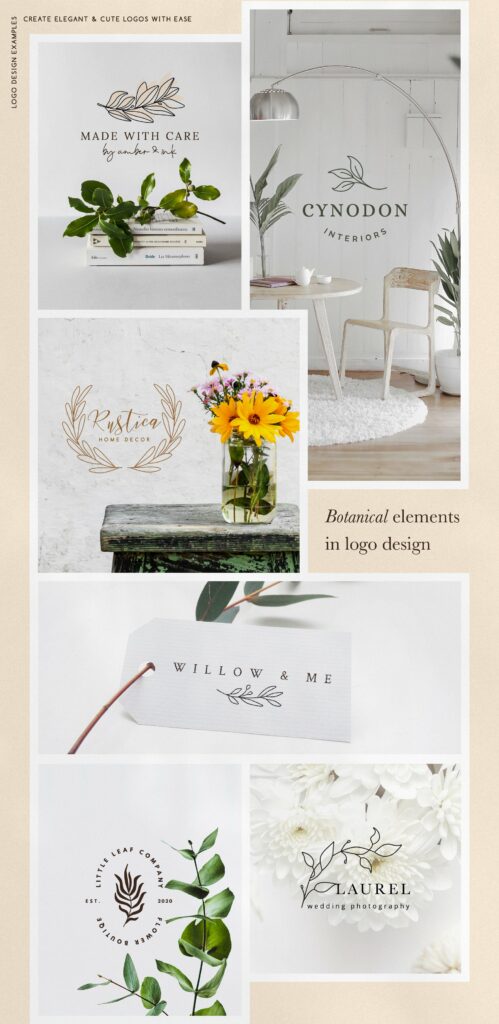 Botanical Elements for Logo Design – MasterBundles