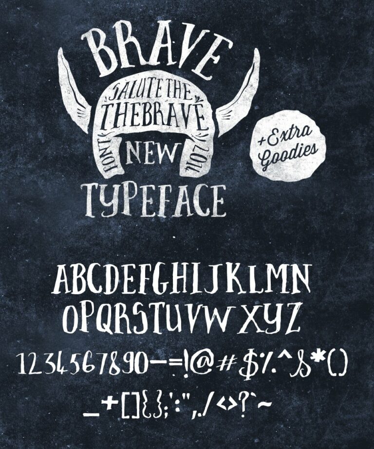 Brave New Font Pack & Graphic Extras – MasterBundles