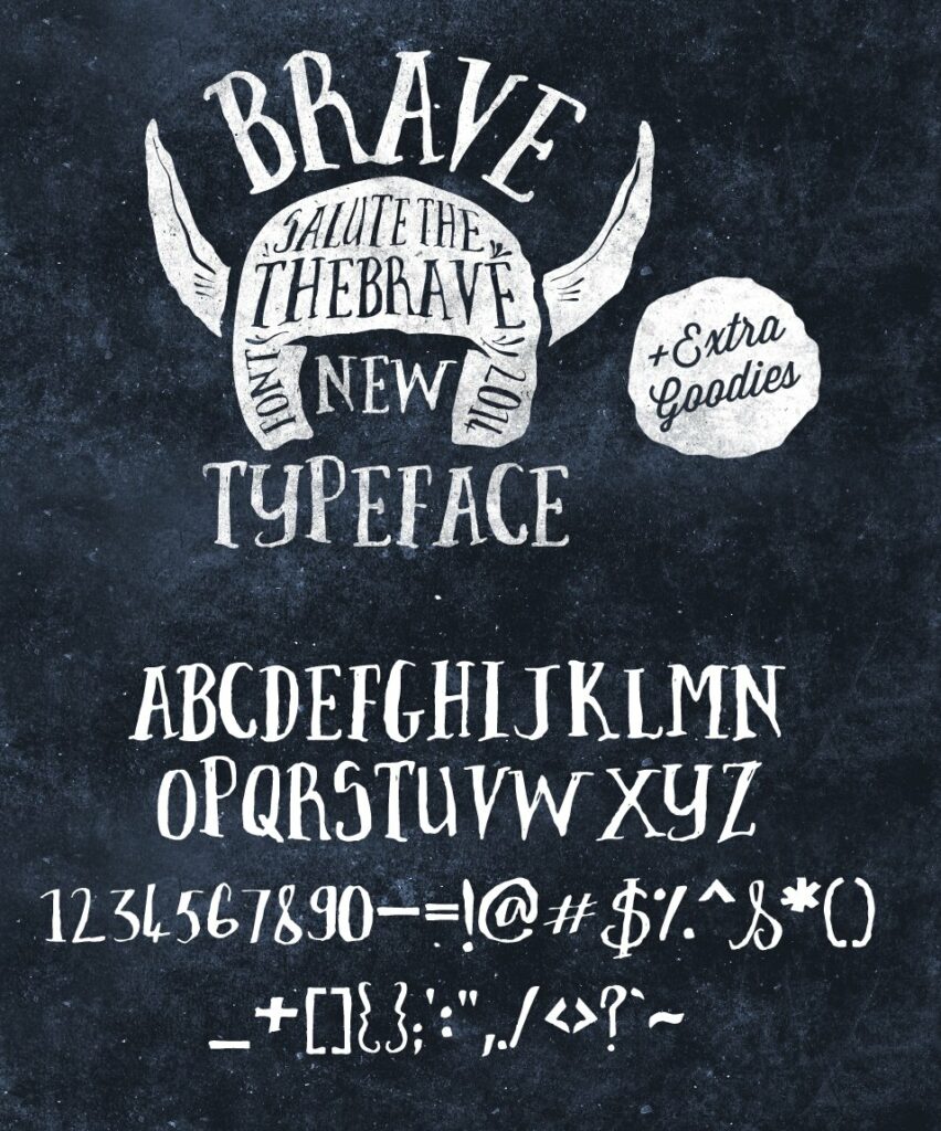 Brave New Font Pack & Graphic Extras – MasterBundles