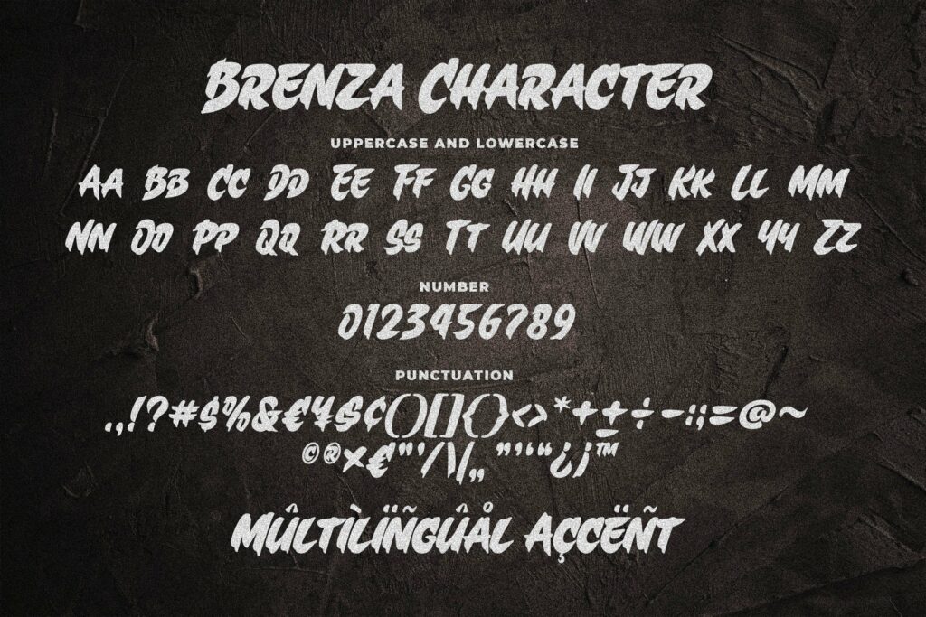 Brenza - Urban Font – MasterBundles