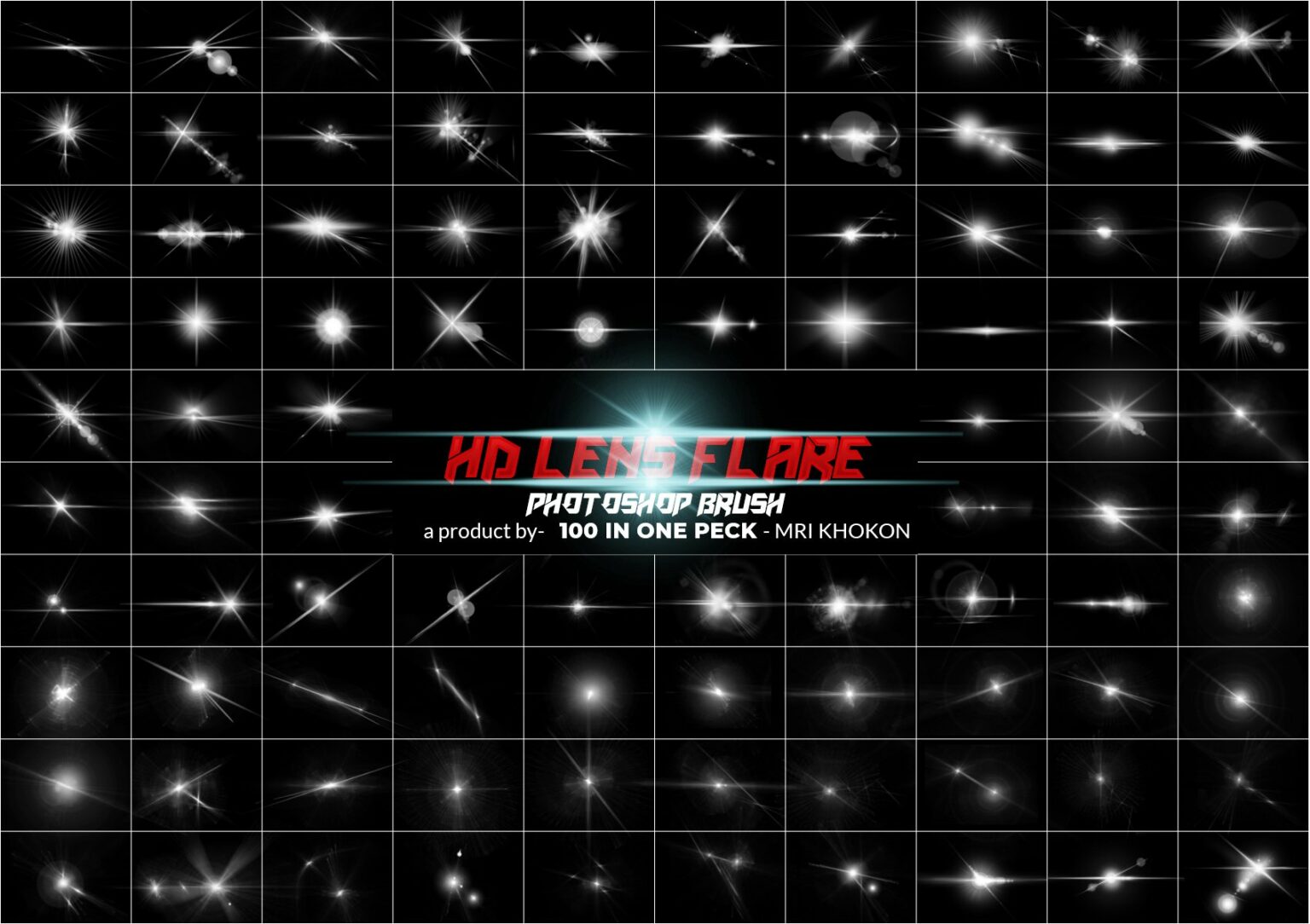 Photoshop Brush Lens Flares Bundle – MasterBundles