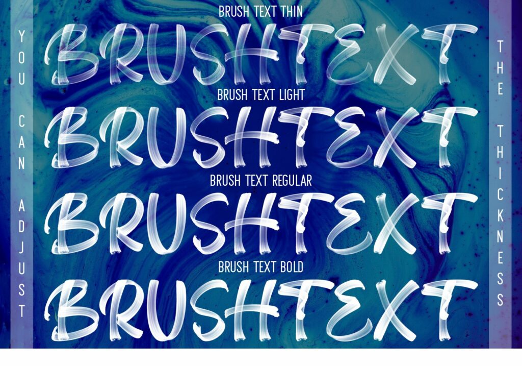 Brush Text SVG FONT – MasterBundles
