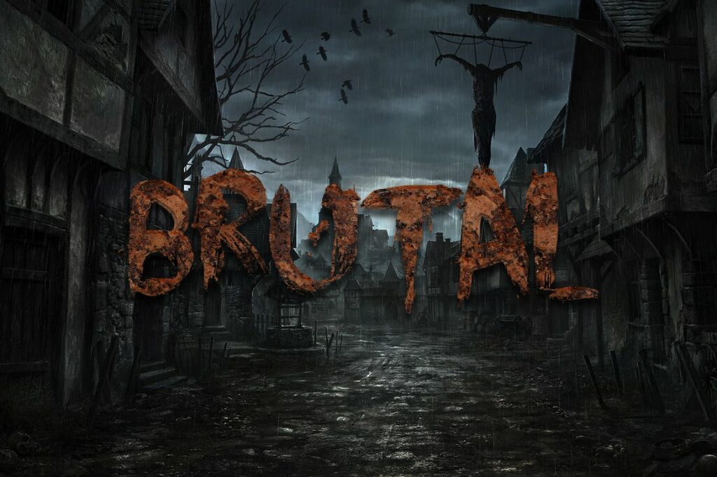 Horror Text Styles for Photoshop – MasterBundles