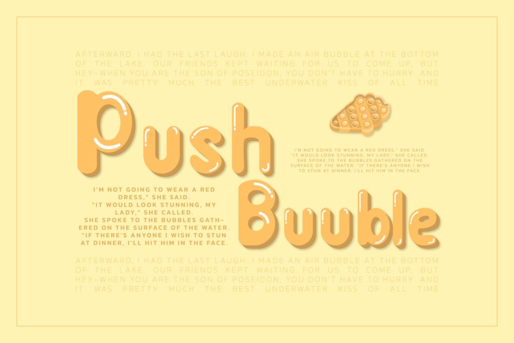 Bubble Cheerful Display Font – MasterBundles