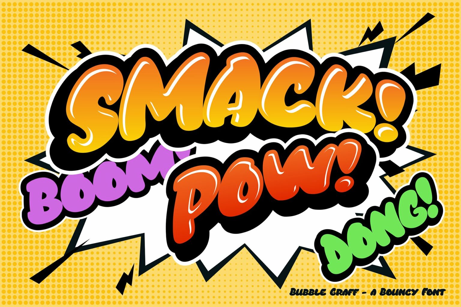 Bubble Graff - Bouncy Font – MasterBundles