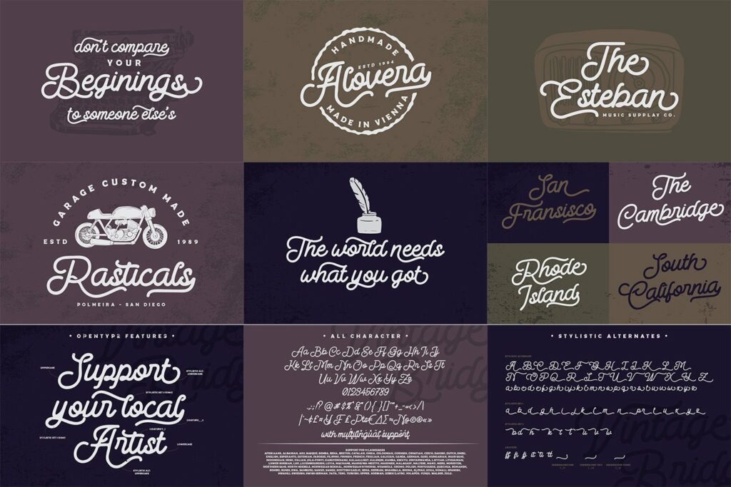 Vintage Font Bundle – MasterBundles