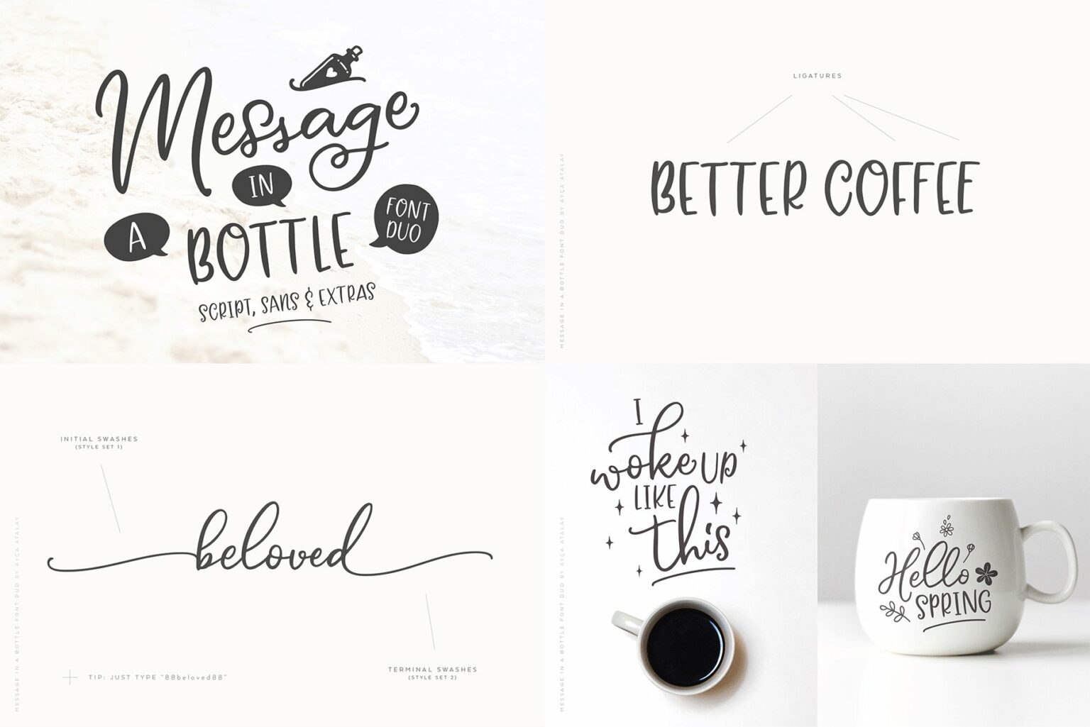 The Hand Lettered Font Bundle – MasterBundles
