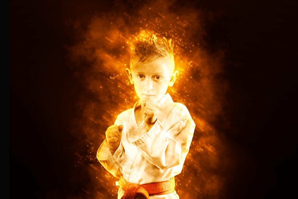 Burn Spark Effect Photoshop Action – MasterBundles