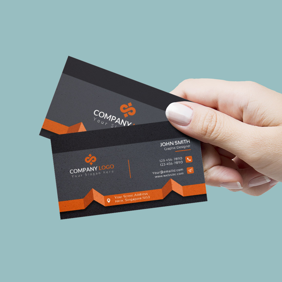 Simple and modern business card teemplate in just 6$ - MasterBundles