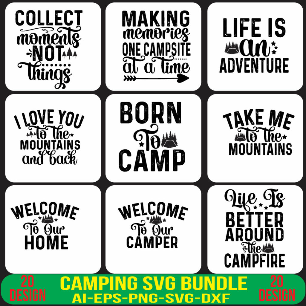 Camping SVG Bundle - MasterBundles
