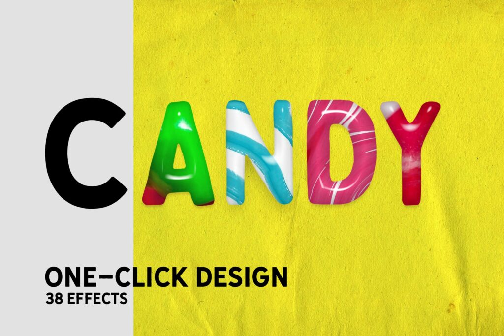 Candy Effect for PS Free Textures – MasterBundles