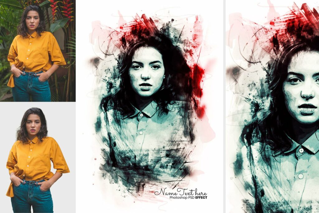 Canvas Painting Photo Effect – MasterBundles