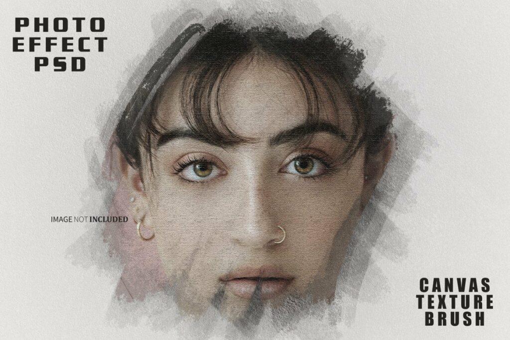 Canvas Brush Photo Effect – MasterBundles