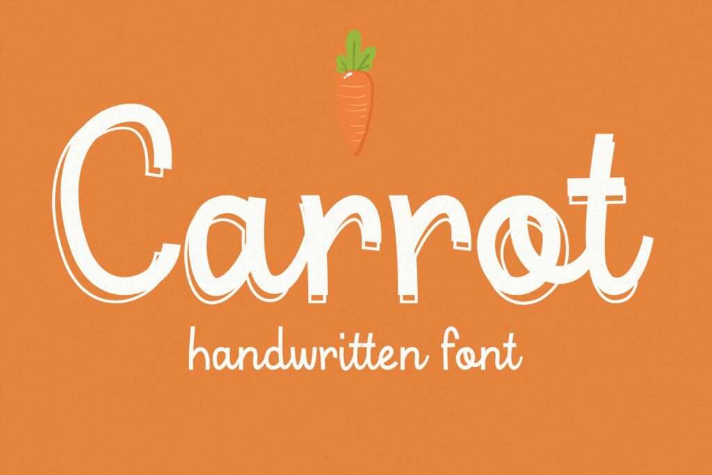 Carrot - Handwritten Font – MasterBundles
