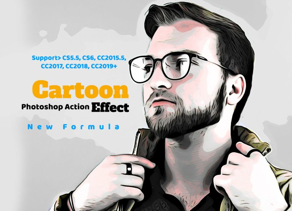 Cartoon Effect Photoshop Action – MasterBundles