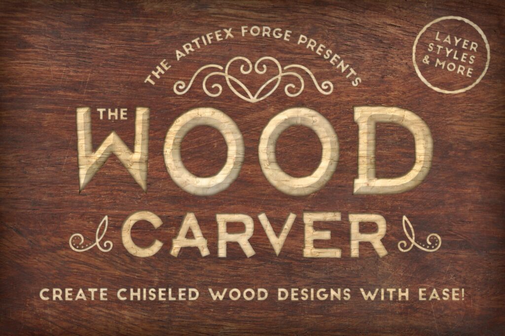 The Wood Carver - PS Styles & More – MasterBundles
