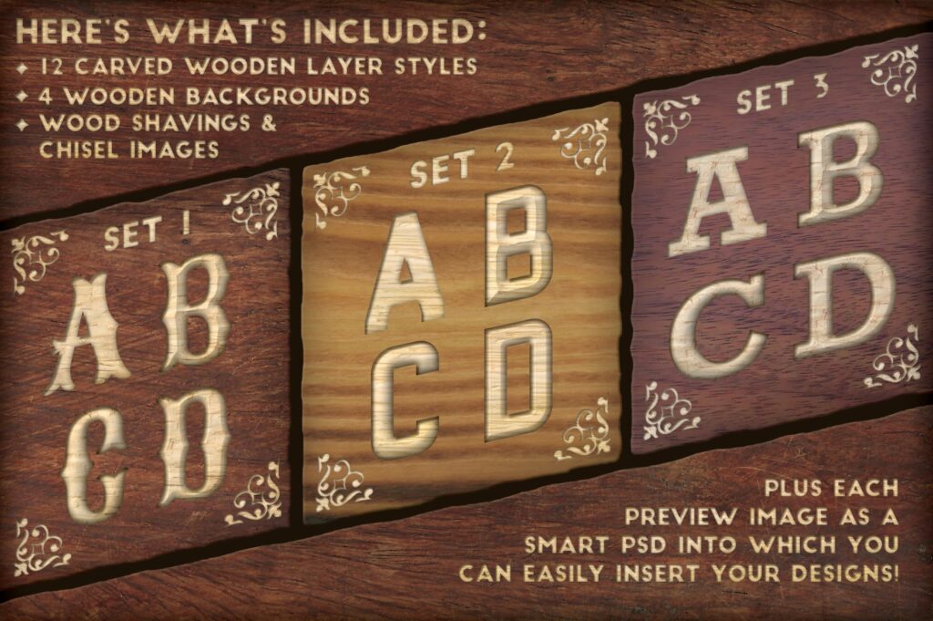 The Wood Carver - PS Styles & More – MasterBundles