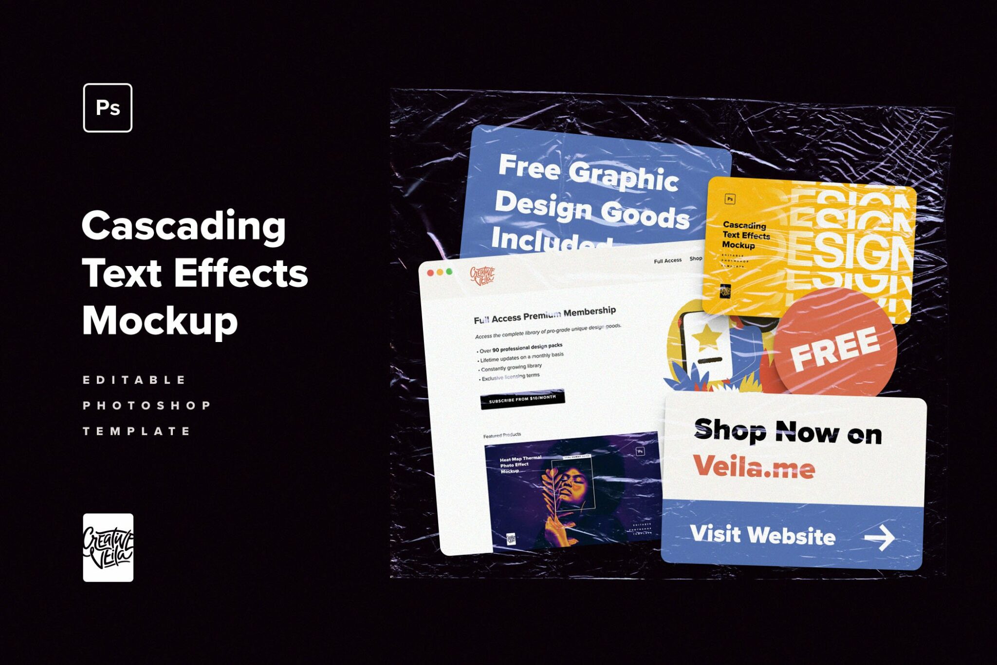 Cascading Distortion Text Effects – MasterBundles