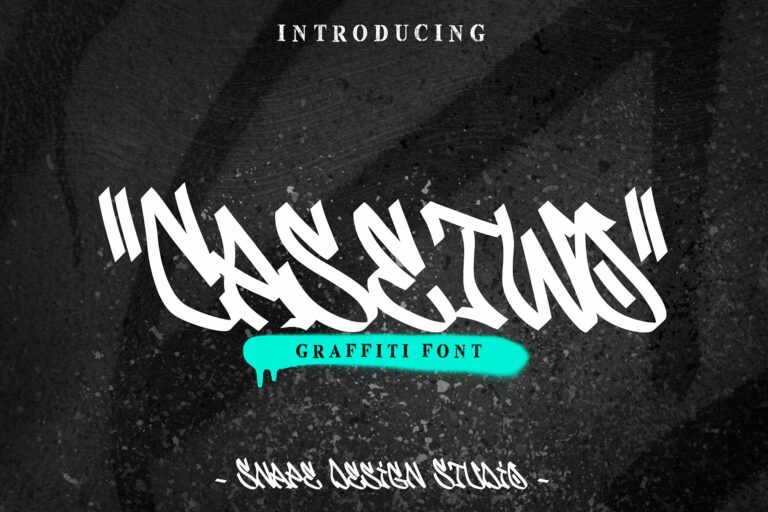 Casetwo - Graffiti Font – MasterBundles