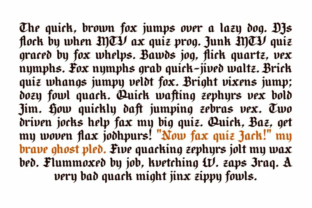 Candlebright blackletter font – MasterBundles