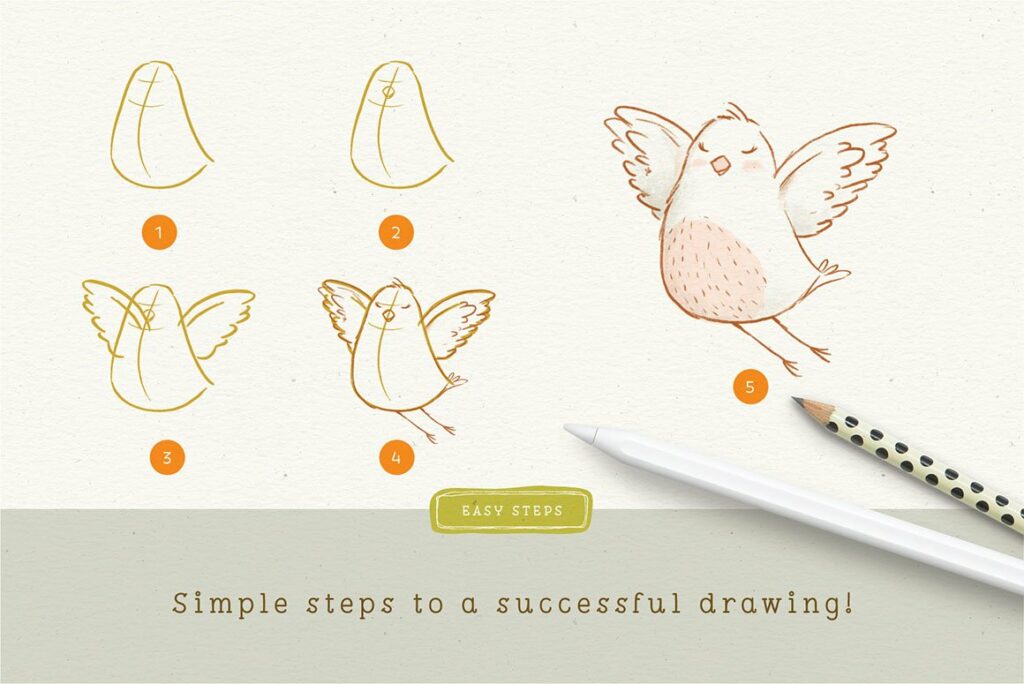 Procreate Bird Drawing Toolkit – MasterBundles