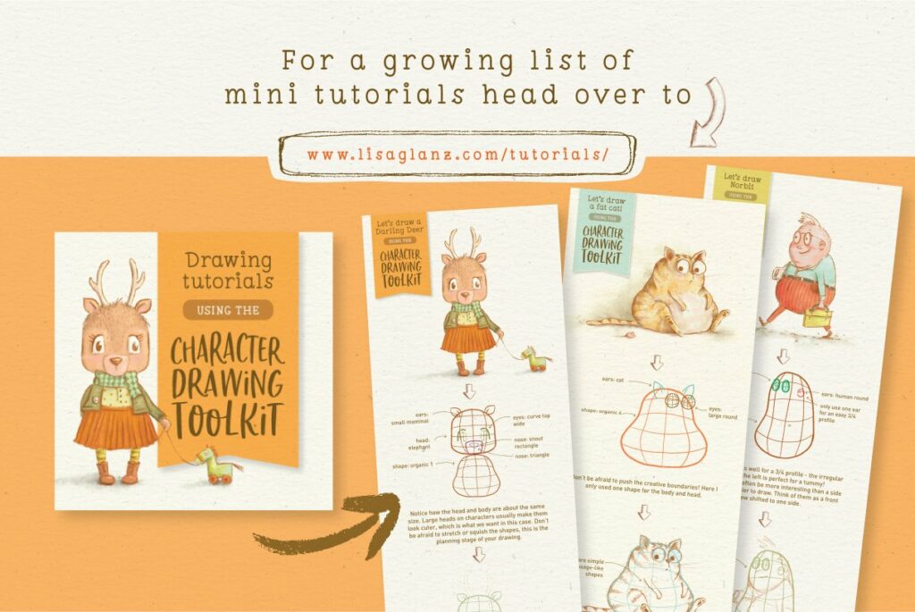 Procreate Character Drawing Toolkit – MasterBundles