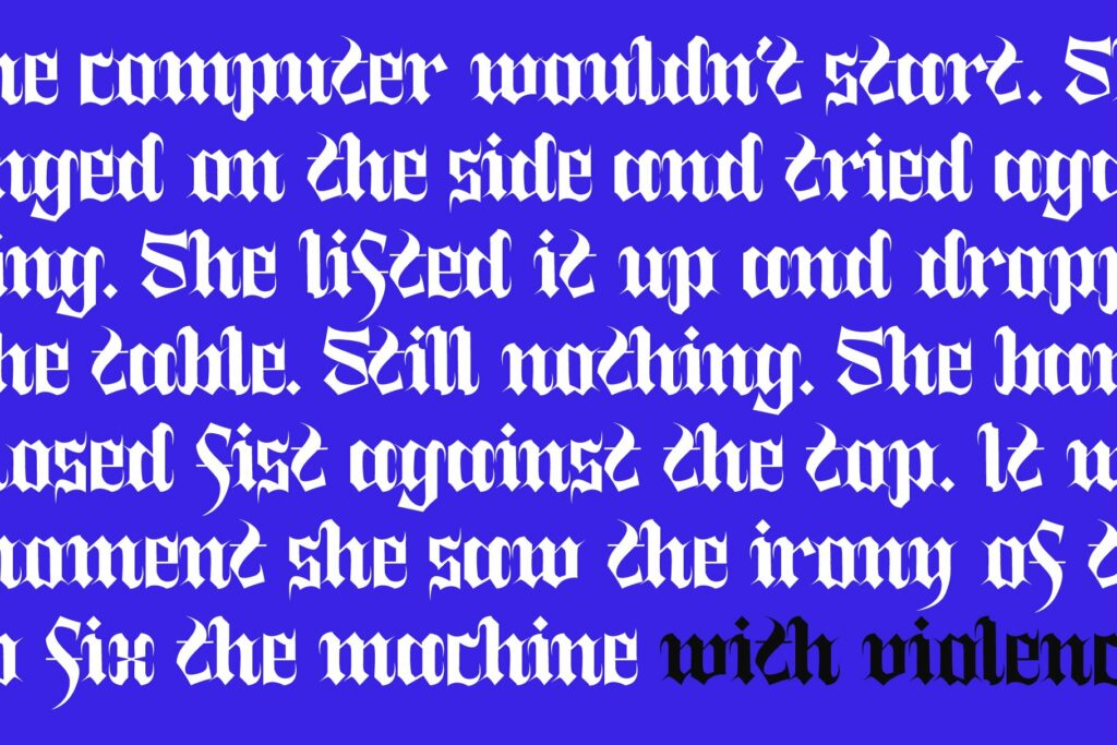 KT Cement - Experimental Blackletter – MasterBundles