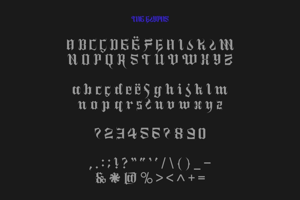KT Cement - Experimental Blackletter – MasterBundles