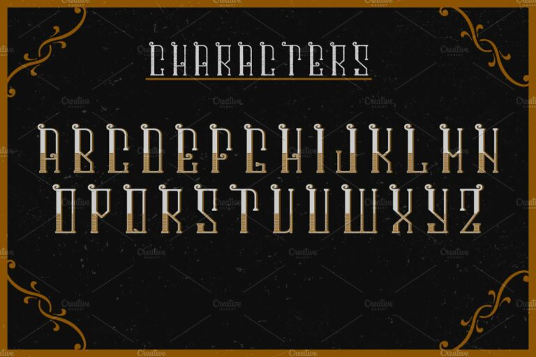 Centennial label font – MasterBundles