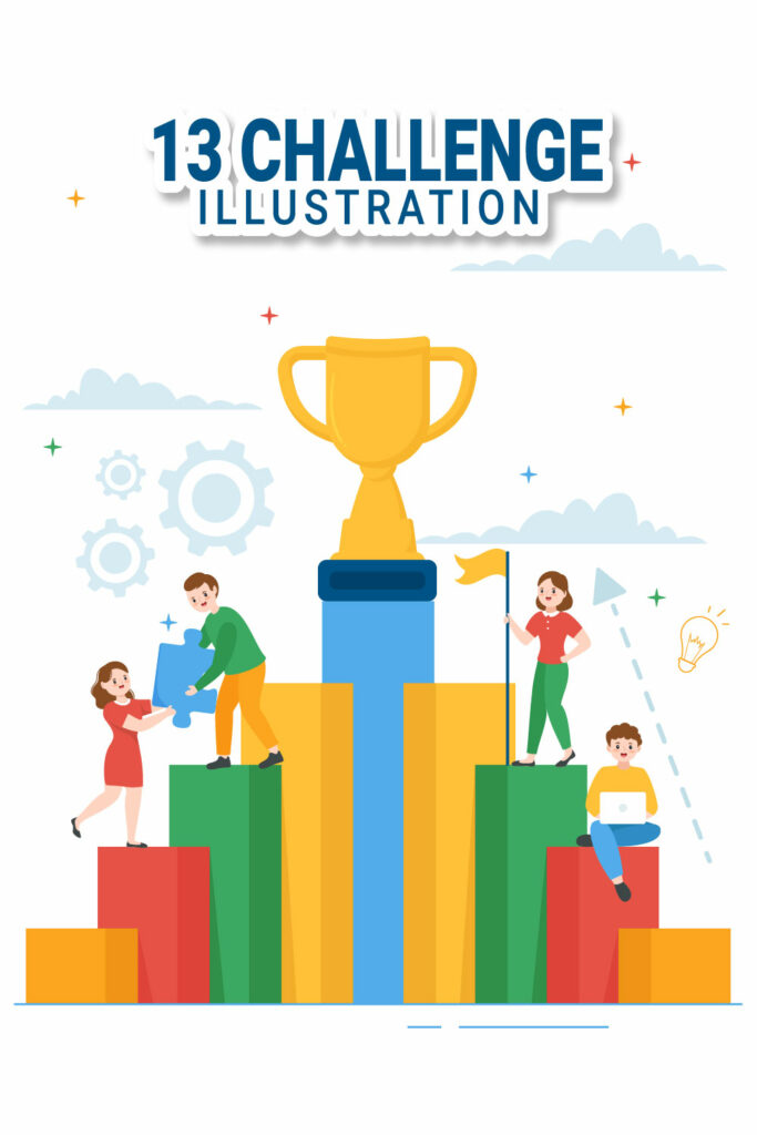 13 Challenge and Overcoming Obstacle Illustration - MasterBundles