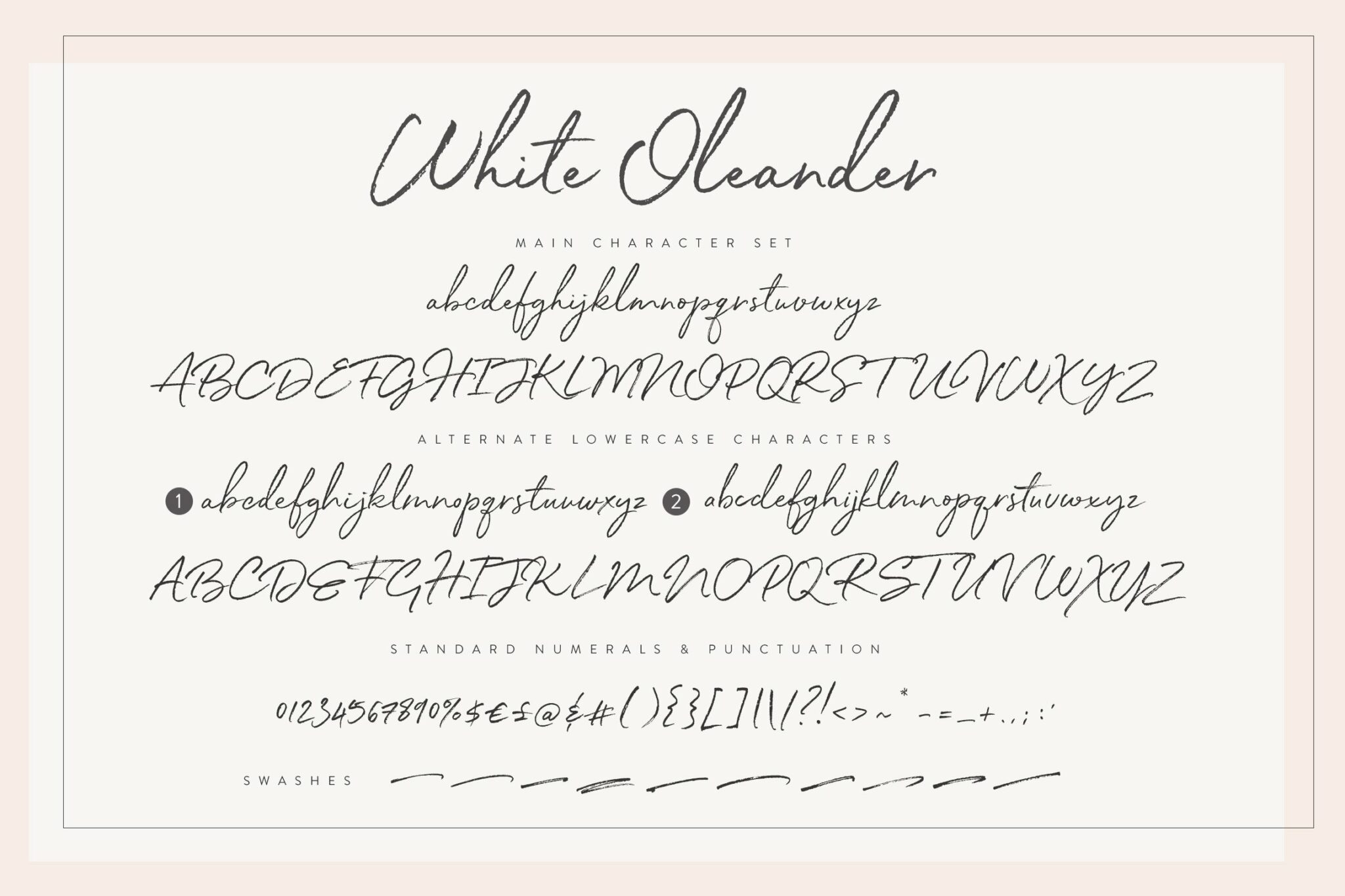 White Oleander Handwritten Font – MasterBundles