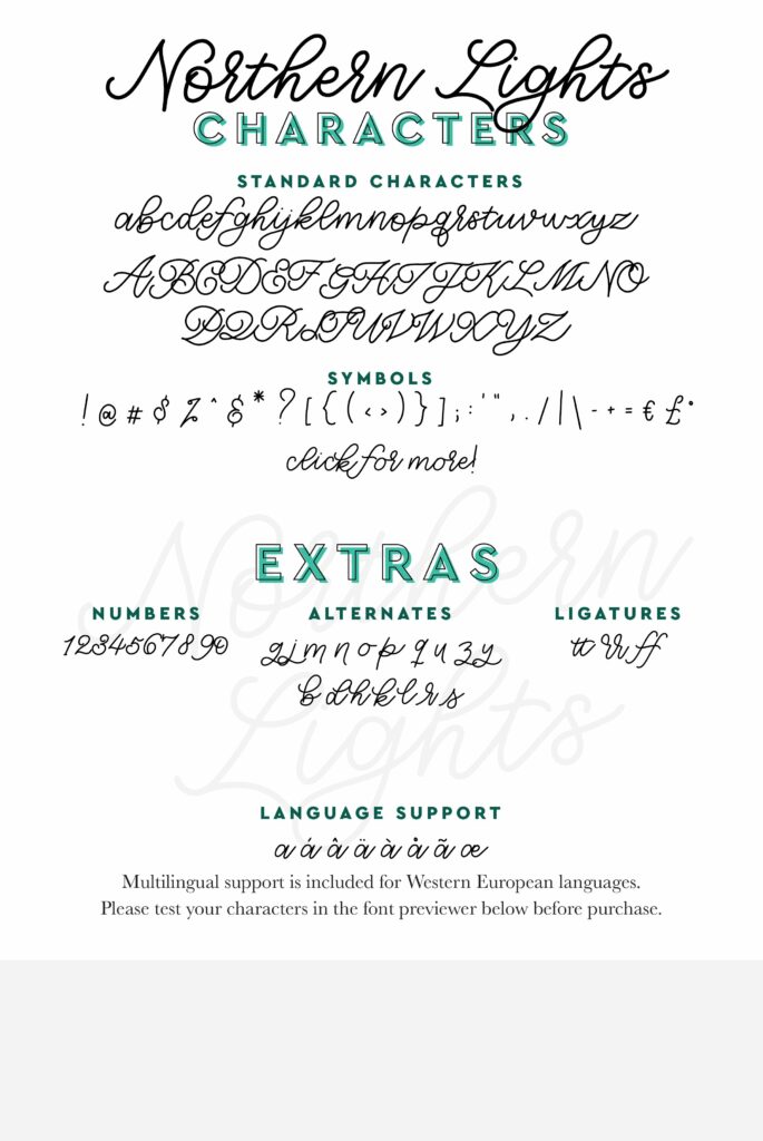Northern Lights Script – MasterBundles