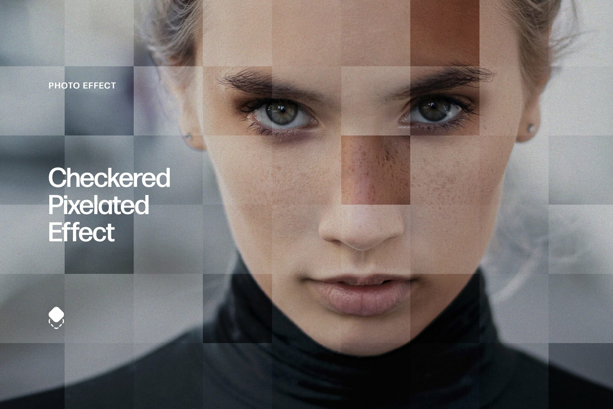 Checkered Pixelated Effect – MasterBundles