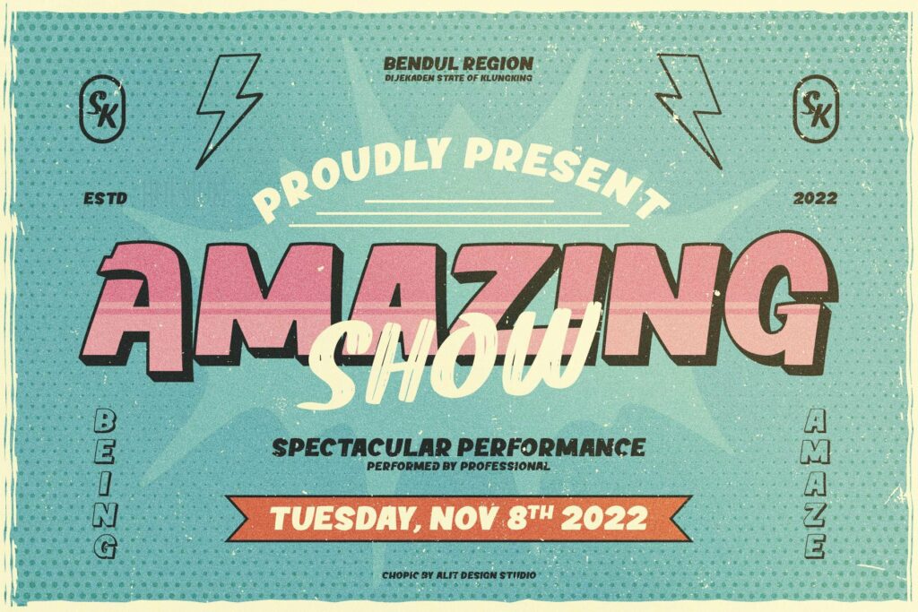 Chopic Typeface – MasterBundles